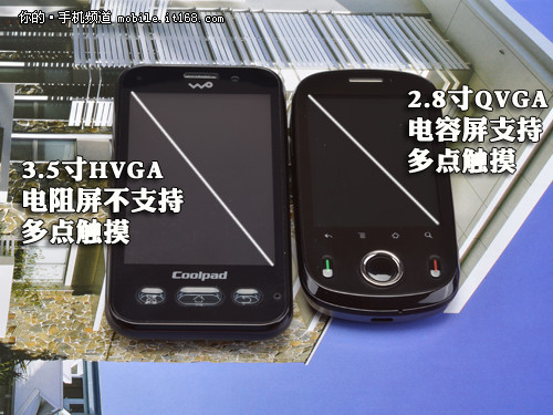 千元安卓 酷派W711/华为C8500对比评测_手机_科技时代_新浪网