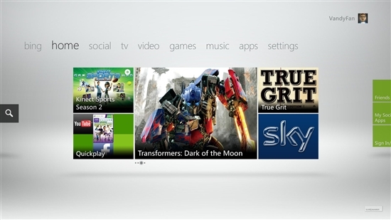 Xbox 360新用户界面明天发布_软件学园_科技时代_新浪网