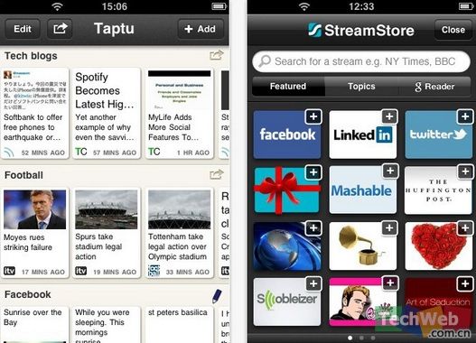 Taptu：个性化社会新闻聚合服务应用_鲨鱼苗_新浪财经_新浪网