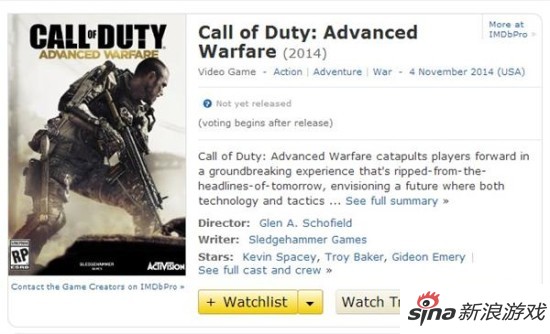 COD11配音演员阵容大牌云集值得期待_单机游戏_新浪游戏_新浪网